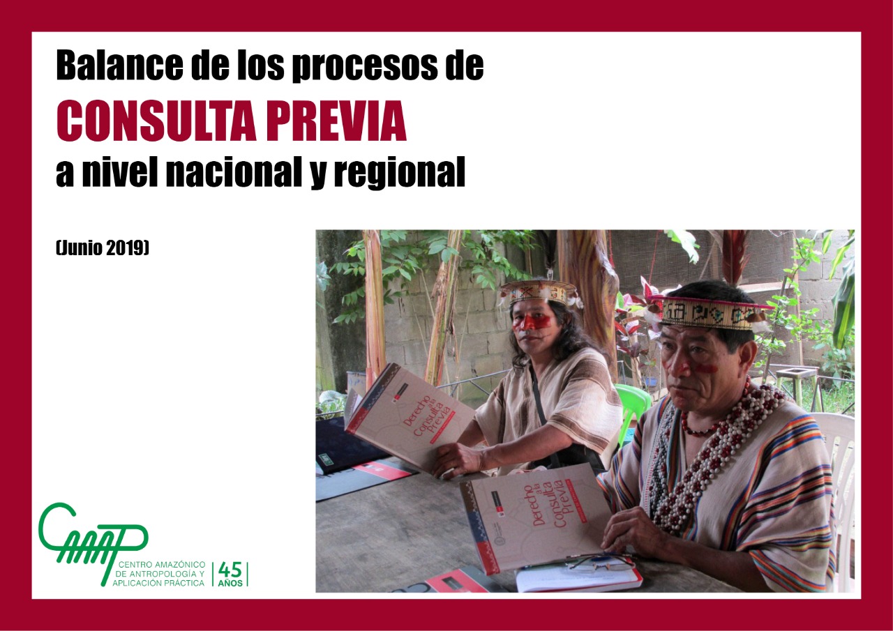 Balance de los procesos de CONSULTA PREVIA a nivel nacional y regional ...